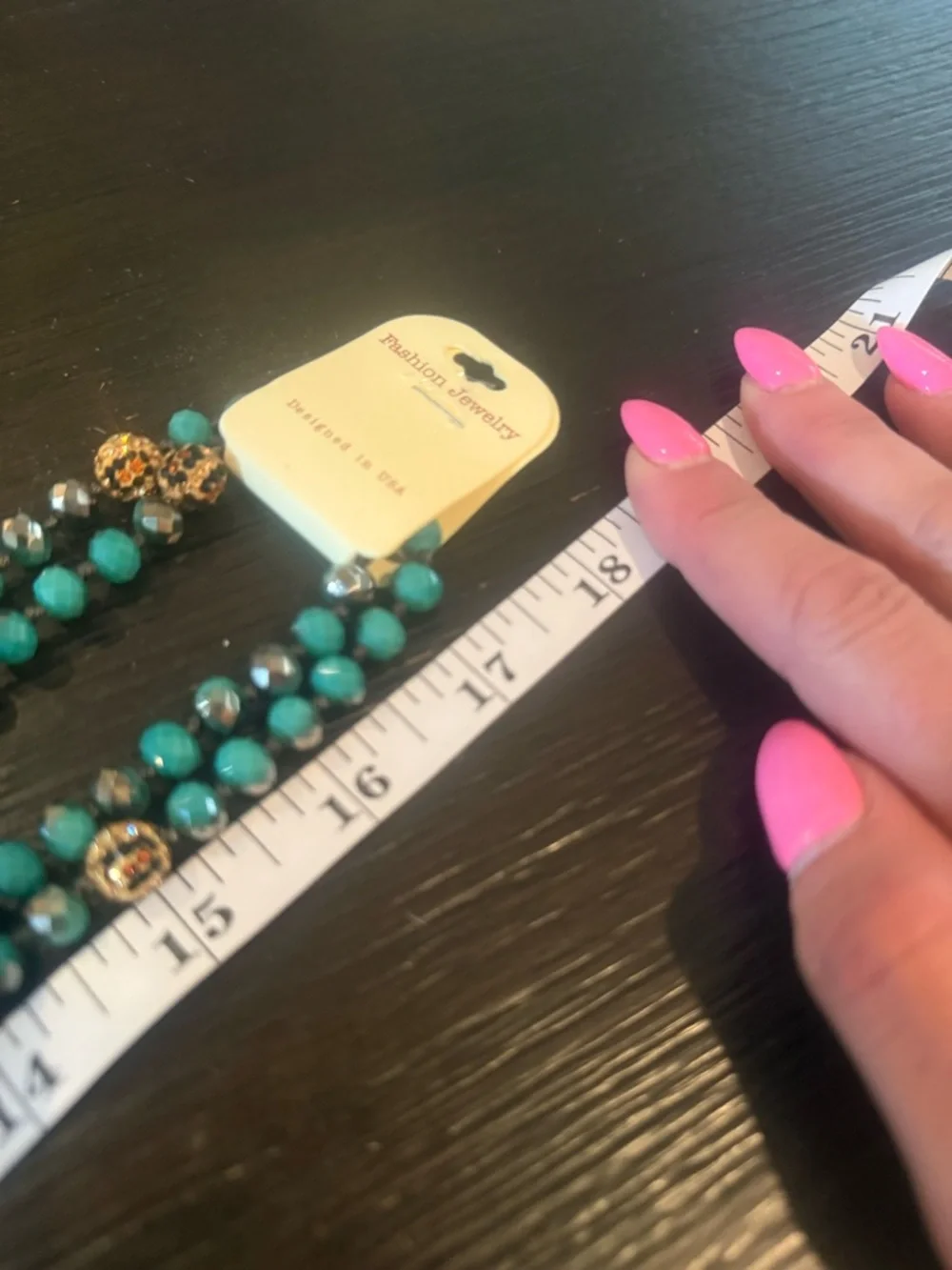 Jewelry | Turquoise Color Beaded Multi Strand Necklace Boho Western ...